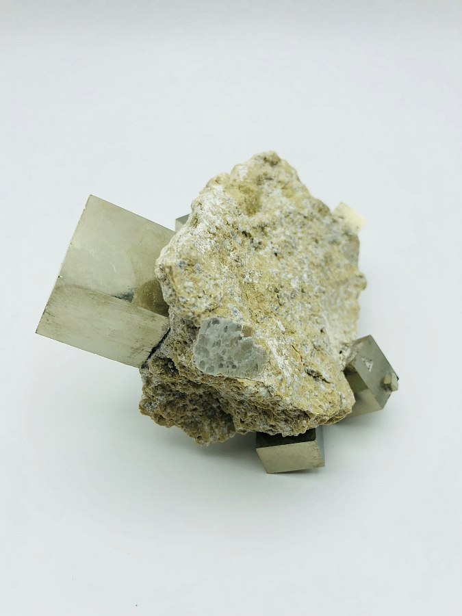 Pyrite Cube matrix from Navajun, Spain - Natural History Curiosities